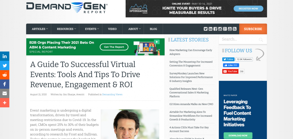 Free Virtual Event Resources Hub - 2021 - By Airmeet