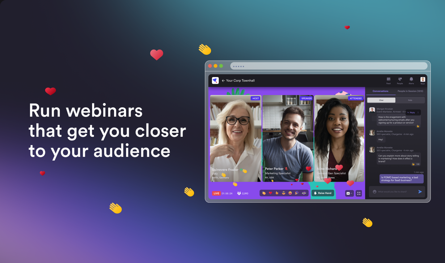 Introducing, Social Webinars | Webinars that powers human connections