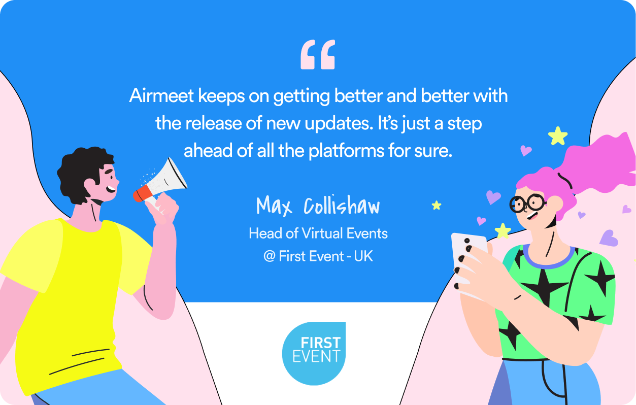 First Event, an event management accelerates growth via Airmeet