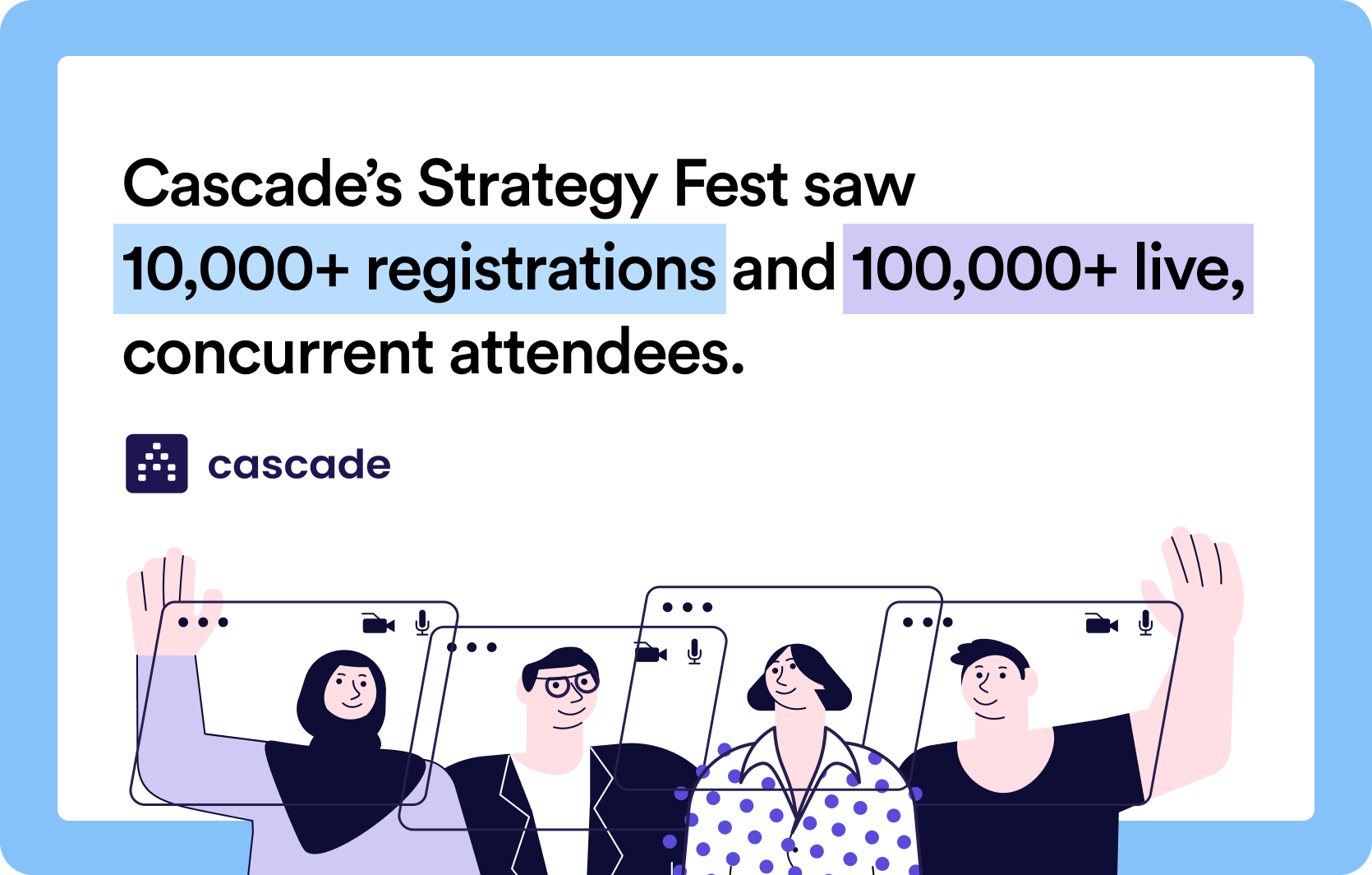 Cascade focuses on a year-long event-led growth strategy