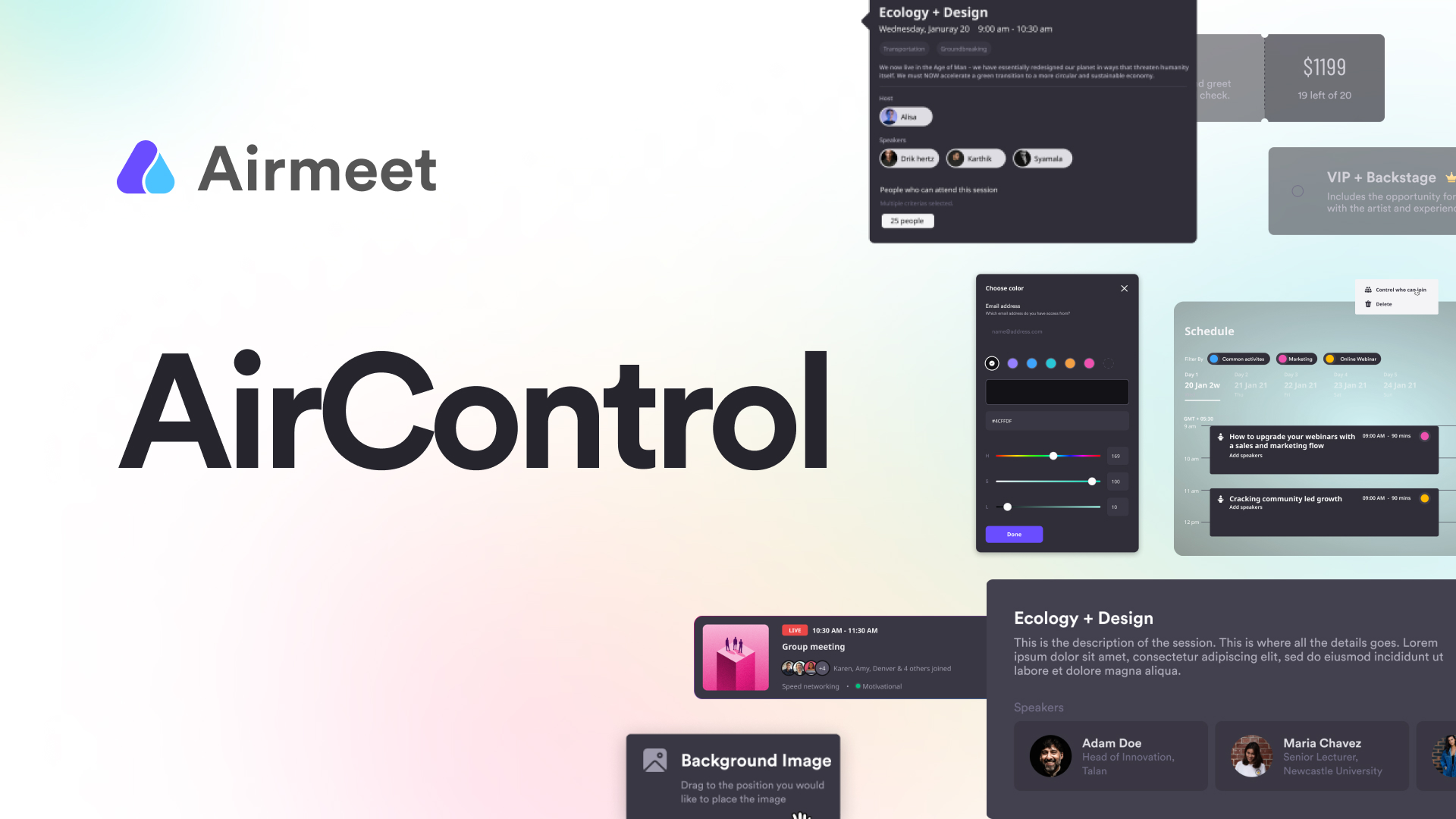 Take Care of All Your Event Workflows with AirControl | Airmeet