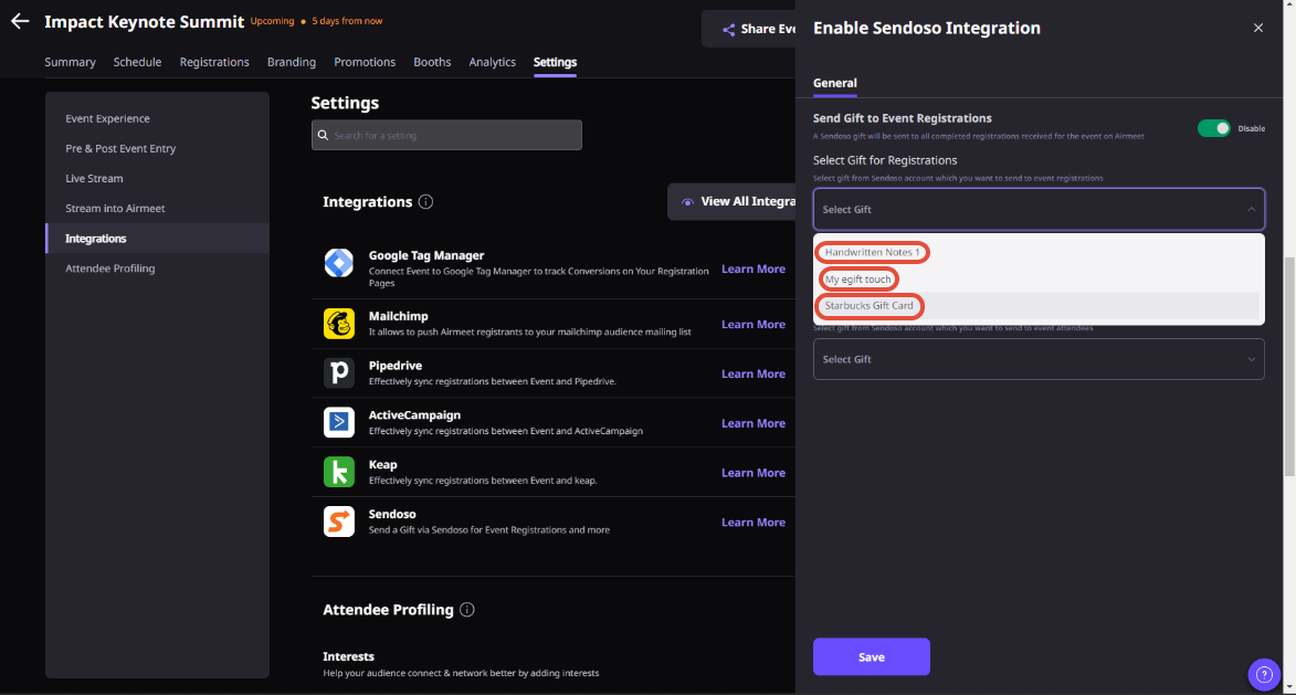Introducing Our Sendoso Integration