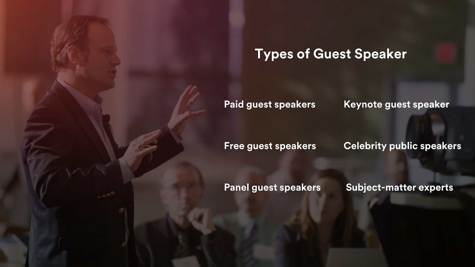 What exactly is a guest speaker