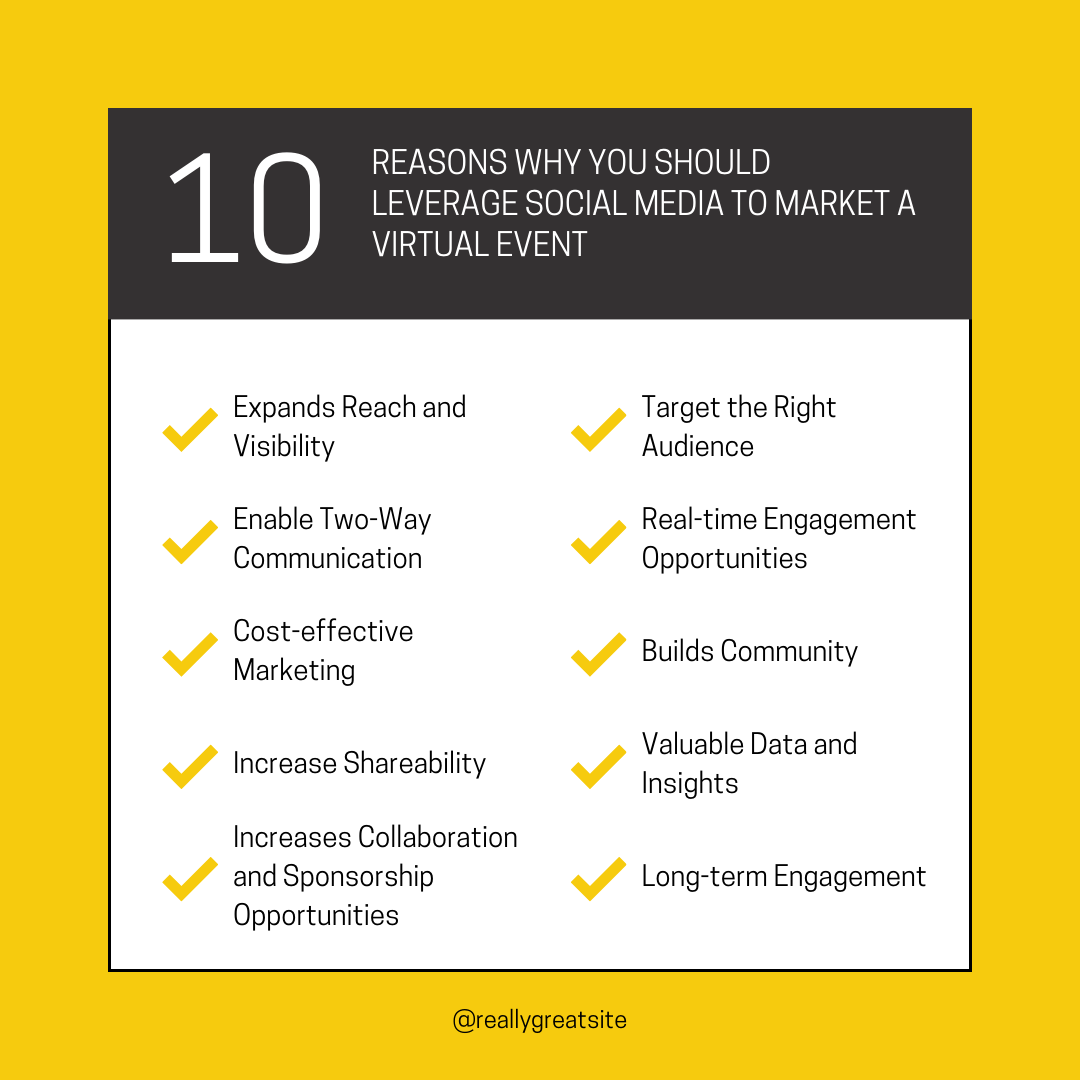 10 Reasons to Promote Virtual Events on Social Media in 2025