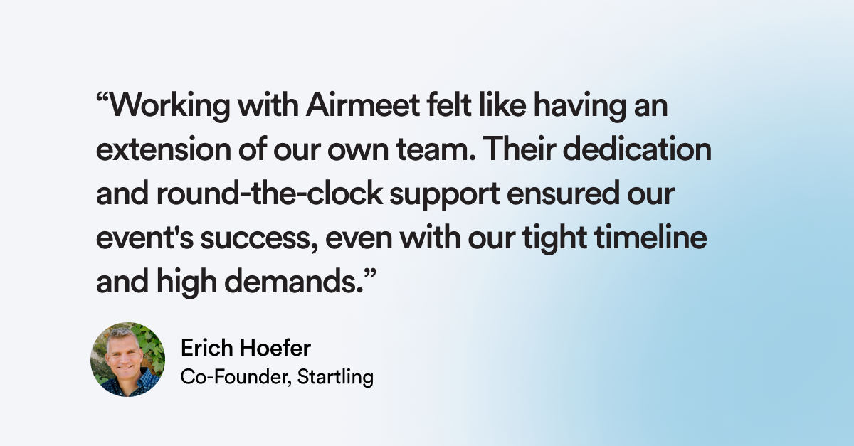Starling Trust Sciences Achieved 3-Hour Avg Watch Time with Airmeet's ...